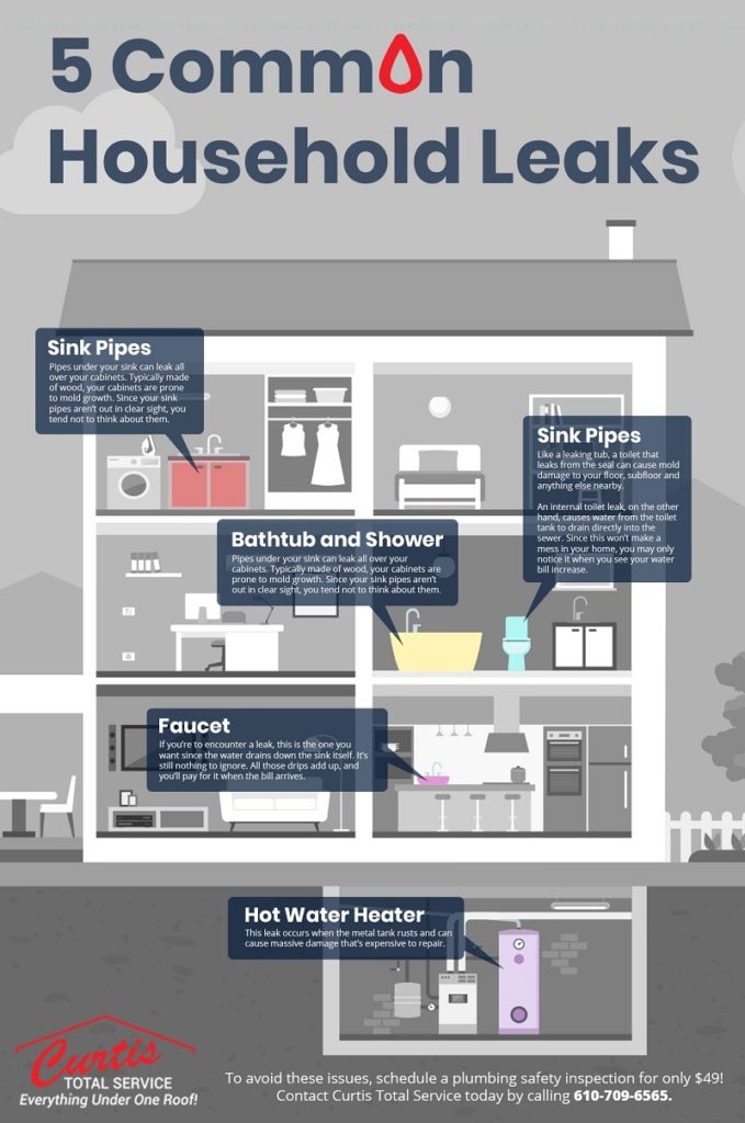 Common House Leaks | Curtis Total Service | curtistotalservice.com